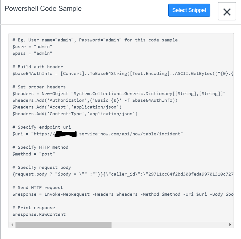 Using the ServiceNow Rest API Explorer – childebrandt42